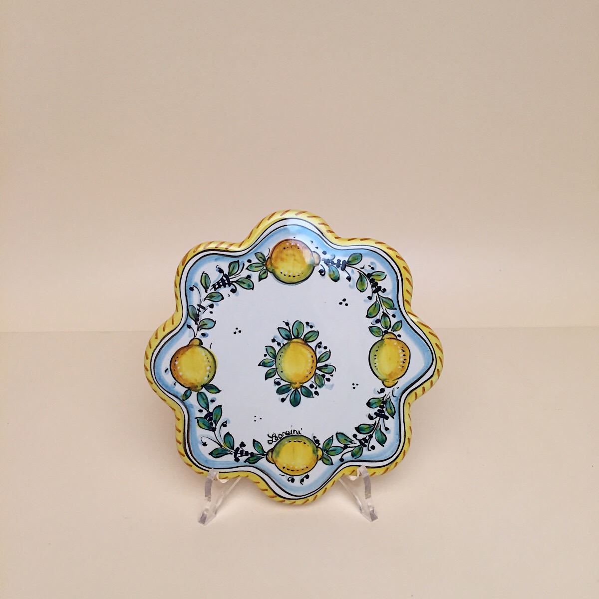 Italian Ceramic Tableware Ceramic Kitchenware TRIVET OR CHEESE PLATE CM ...